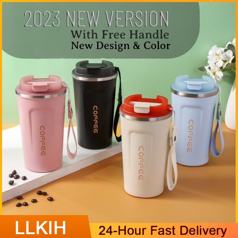 【fast Delivery】380 510ml 304 Stainless Steel Coffee Cup Mug With Double
