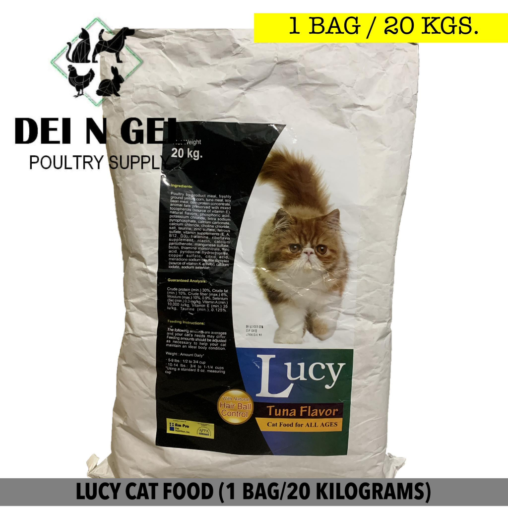 LUCY CAT FOOD FOR ALL LIFE STAGES - TUNA FLAVOR (1 SAKO/20 KGS ...
