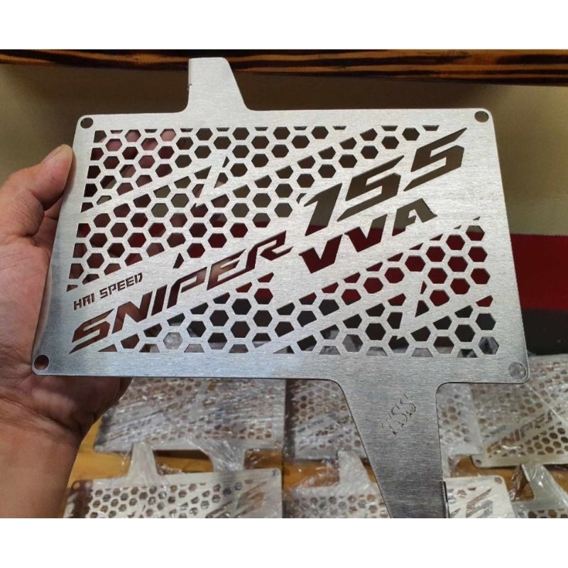 STAINLESS (304) RADIATOR COVER FOR YAMAHA SNIPER 155 VVA/155R | Shopee ...