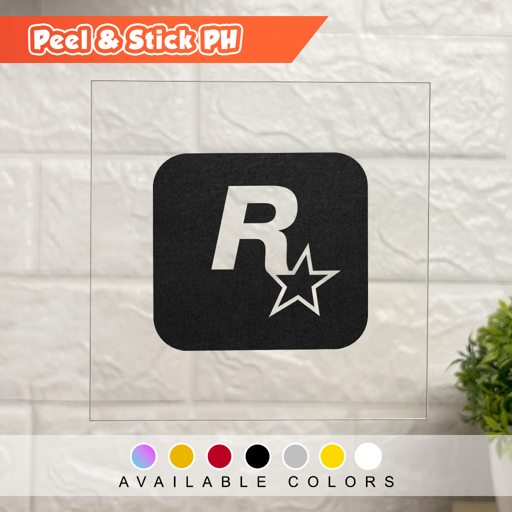 Rockstar Logo Vinyl Decal Stickers for Cars, Laptops, Motorcycle ...