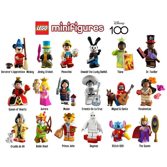 Lego Minifigures CMS Lego Disney Series 3 | Shopee Philippines