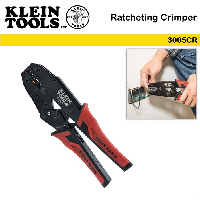 Klein Tools Ratcheting Crimper - 3005CR | Shopee Philippines
