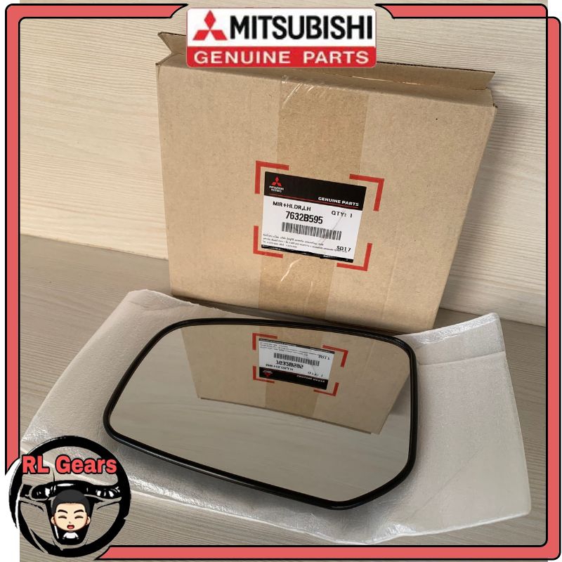 Genuine Mitsubishi Side Mirror Holder and Lens Mirage Hatchback G4 LEFT ...