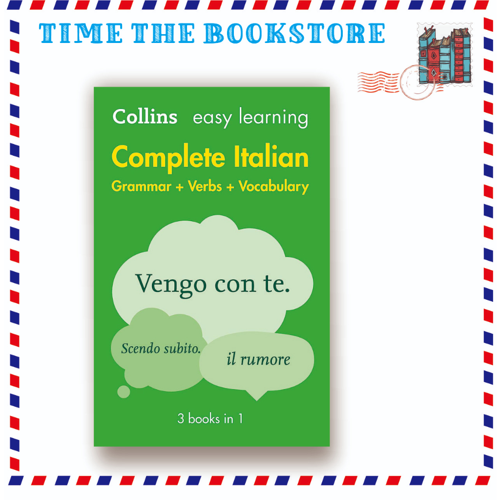 Complete Italian Grammar Verbs Vocabulary: 3 Books in 1 (Collins Easy ...