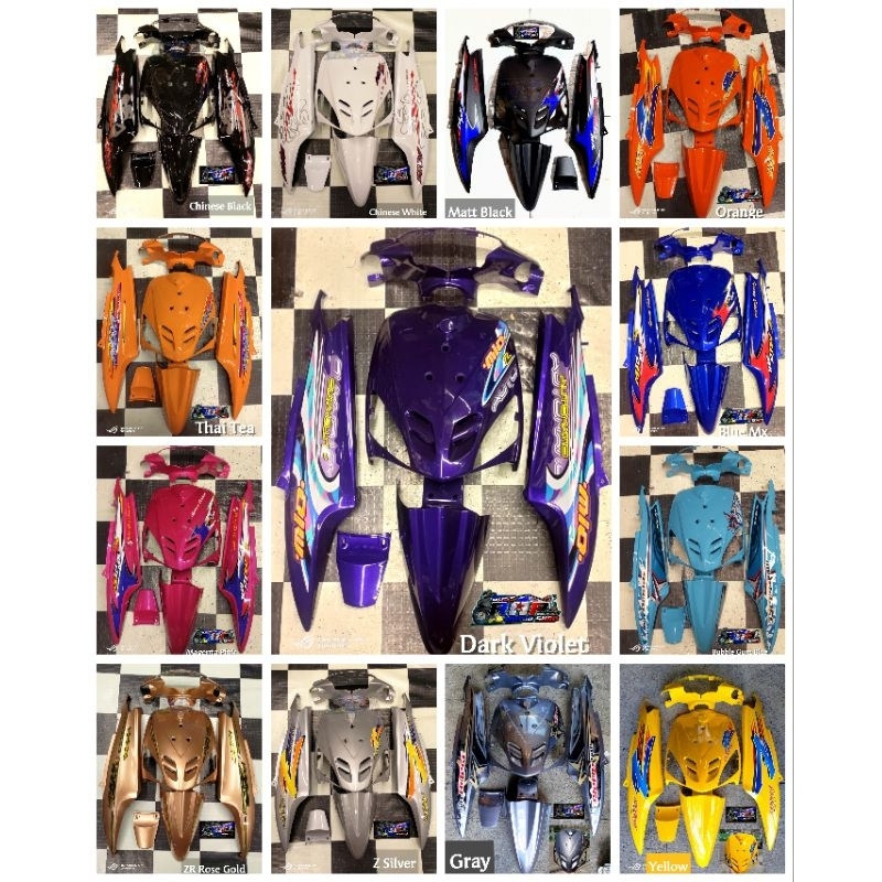 Mio 1 3Holes 5vv Thailand Fairings/Kaha (Sold Set 6Pcs) | Shopee ...