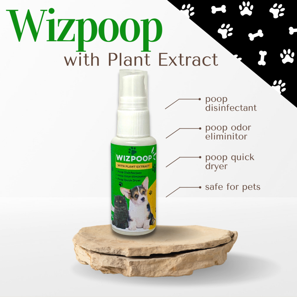 [FCR AGRIVET] WIZPOOP with Plant Extract 30mL Disinfectant Odor ...