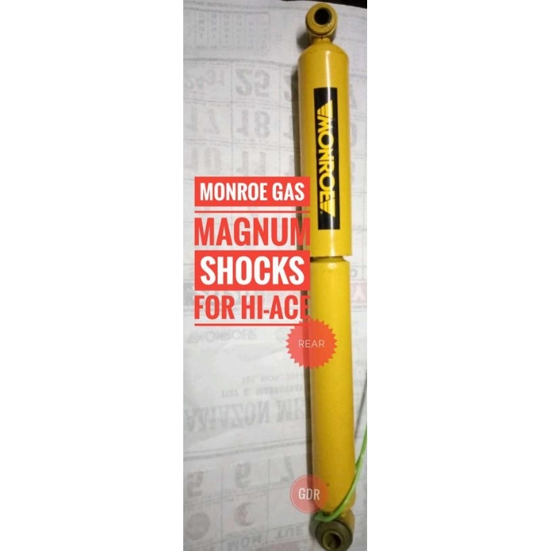 Monroe Gas Magnum Shocks For Hi-Ace. Sold as Pair | Shopee Philippines