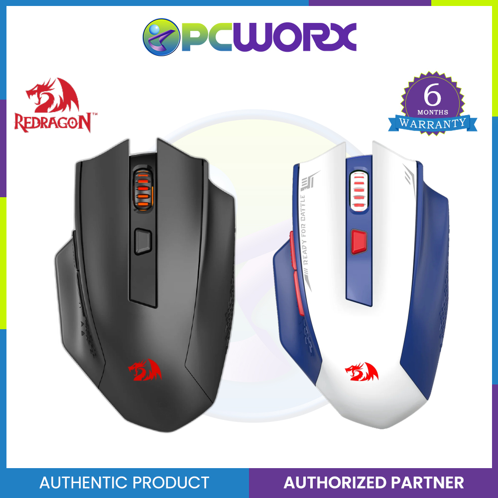Redragon Woki M994 Superlight Wireless Gaming Mouse - White/Blue & Black | Shopee Philippines