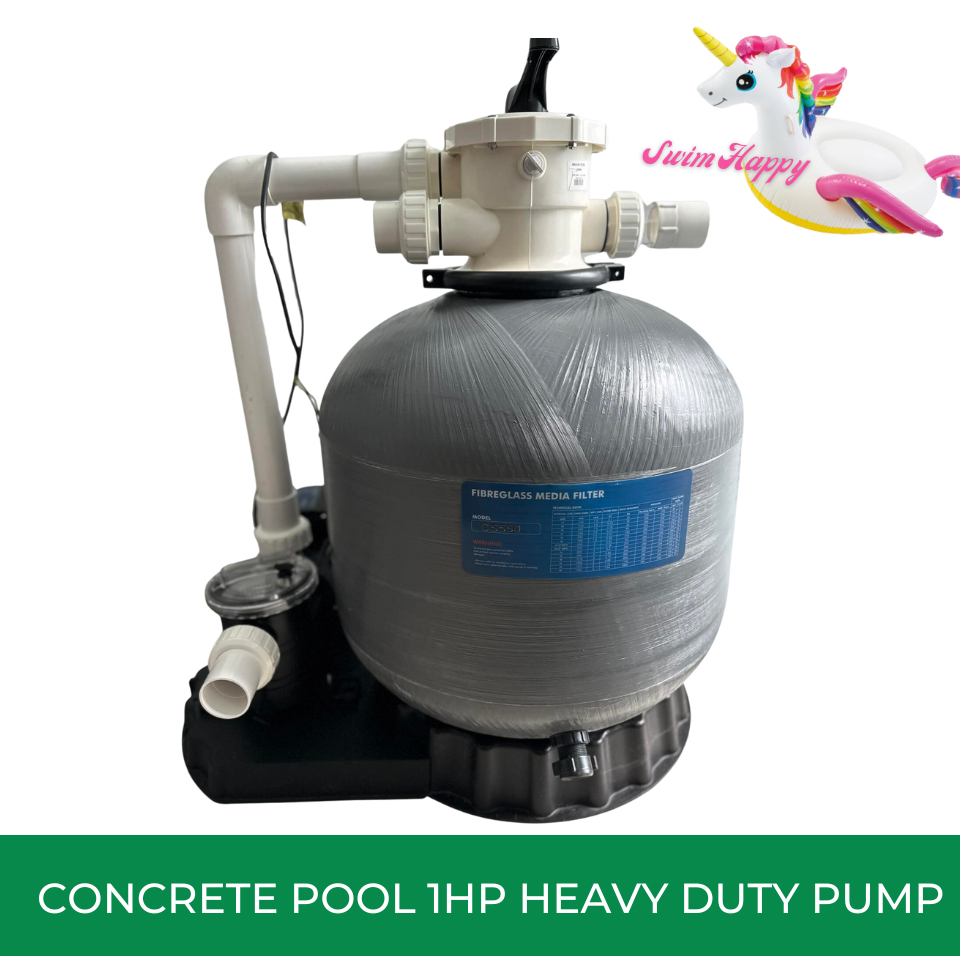 Heavy Duty Sand Filter Water Pump 1hp (Set) For Concrete Pools | Shopee ...