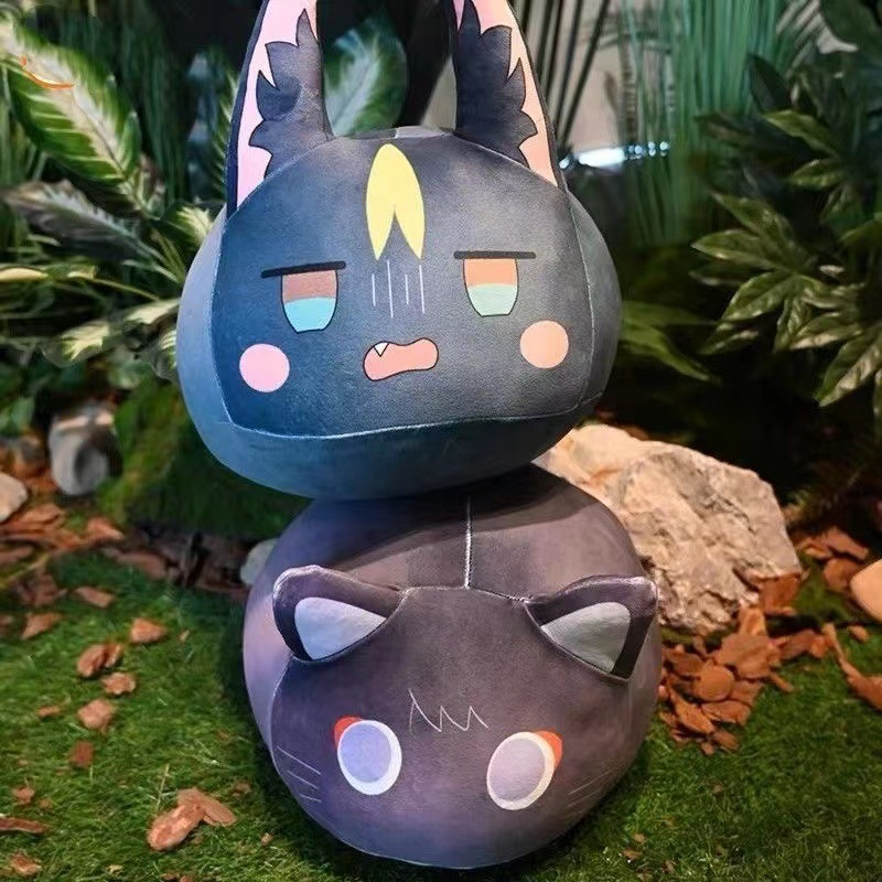 COD GENSHIN IMPACT XIAOMEOW ZHONGLI SCARAMEOW TARTAGLIMEOW 30CM PLUSH ...
