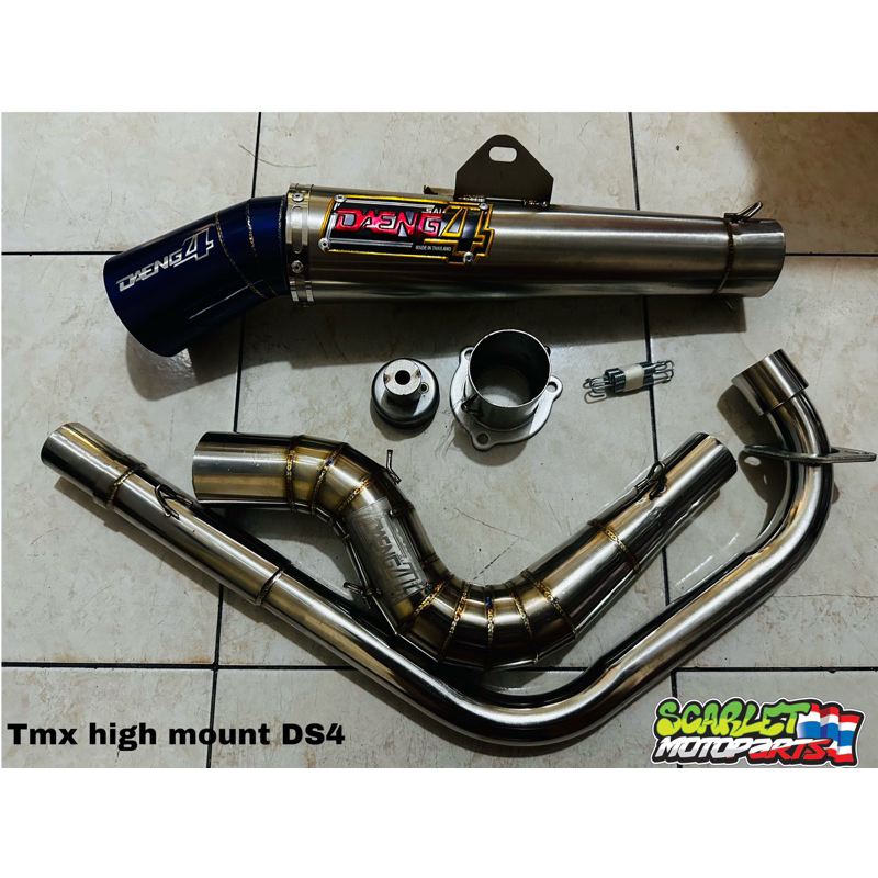 DAENG SAI 4 TMX 155 OPEN PIPE 51mm (HIGH MOUNT) | Shopee Philippines
