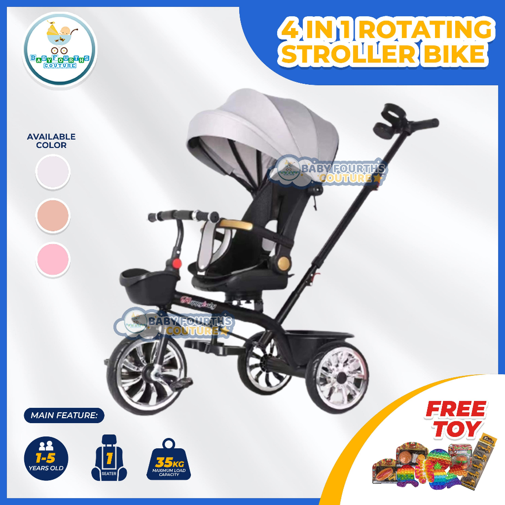 COD 4in1 Rotating Stroller Bike for Kids (N) | Shopee Philippines