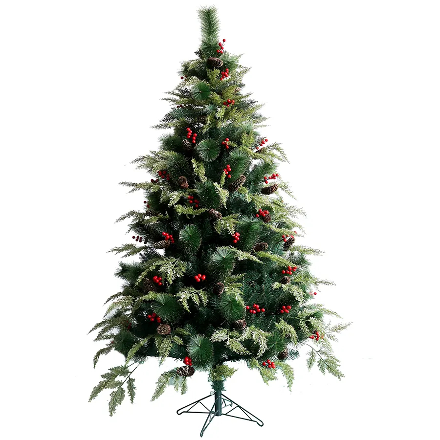 7ft/8ft New Artificial Canadian Christmas Tree With Kapok Leaves ...