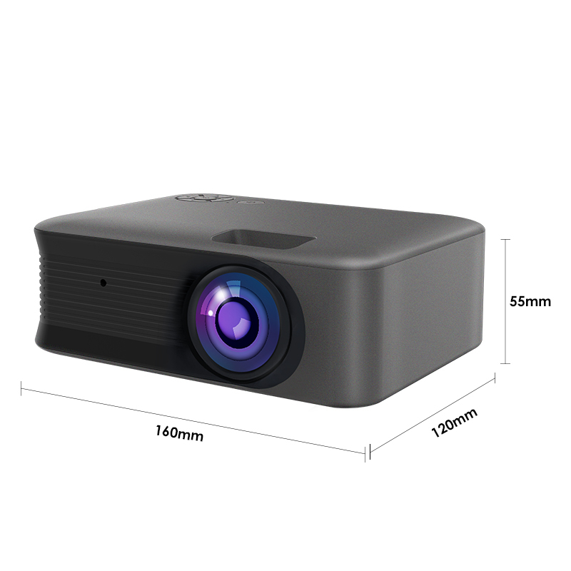 Deli Vusign 3000 Lumen Projector Portable HD 1080P Projector 16:9 Stand ...