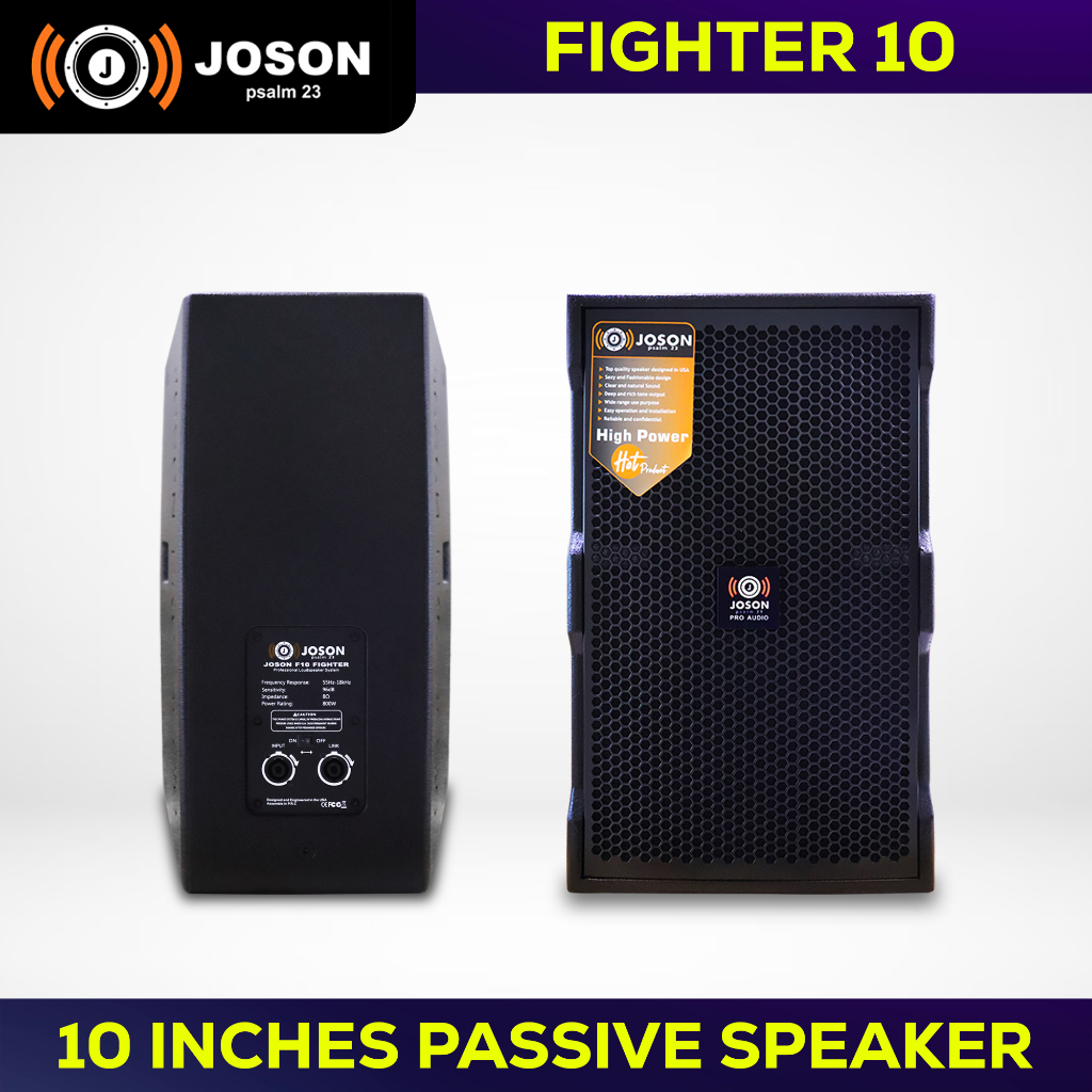 Joson FIGHTER-10 Passive Full Range Speaker (1 Pc) | Shopee Philippines