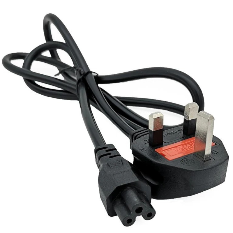 1.5M UK 3 Pin Plug Extension Cord AC Power Cord Laptop Power Cable For ...