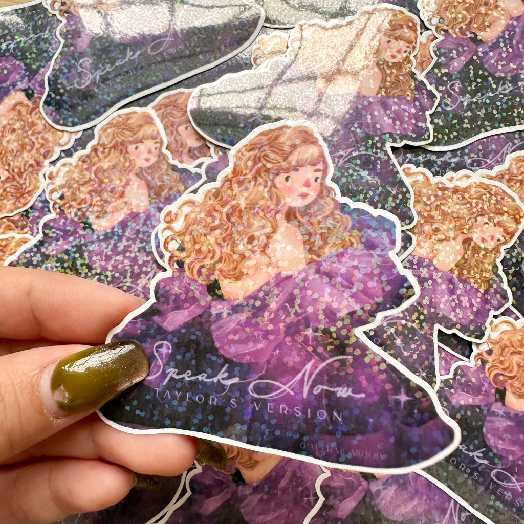 TS Speak Now Vinyl Stickers, Stickers, Speak Now Stickers, Swifties ...
