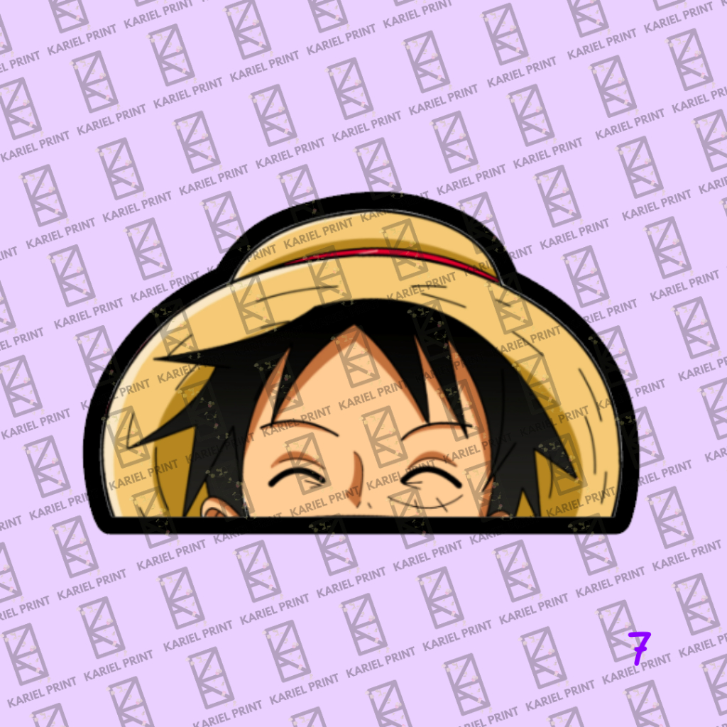 One Piece Peeker Per Piece Anime Sticker [3 inches] | Shopee Philippines