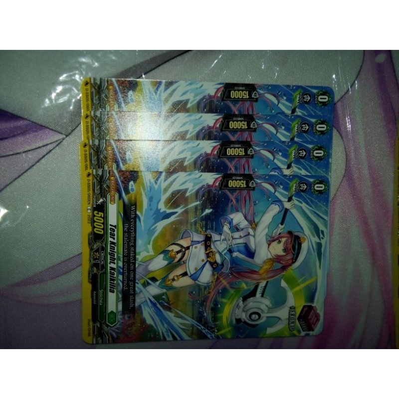 SET DSS05 FRONT Tear knight Kaikilia Cardfight Vanguard Overdress ...