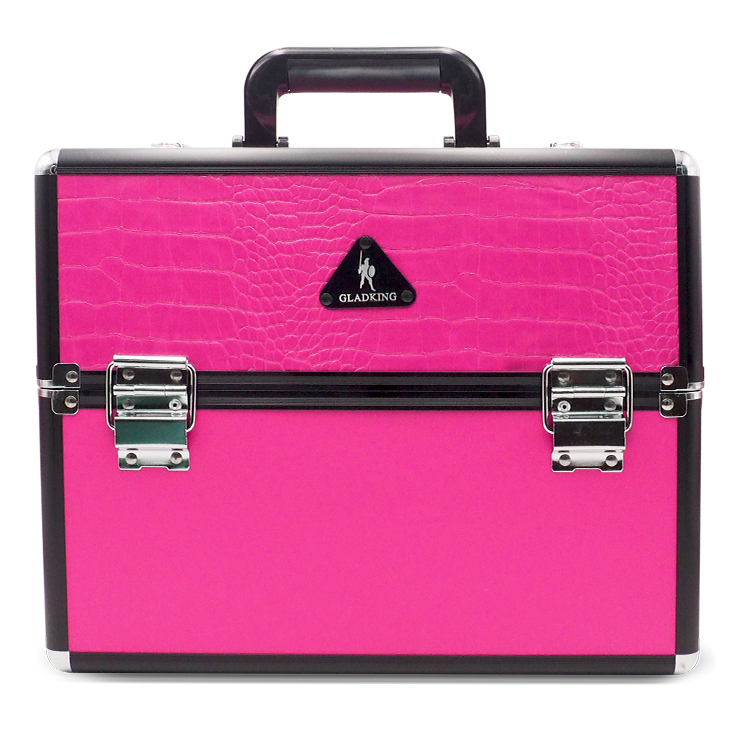 Gladking 3 Layered Trainer Makeup Kit Crocodile Pink | Shopee Philippines