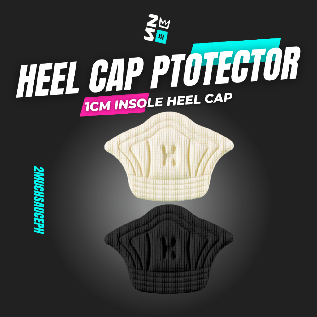 1CM INSOLE HEEL CAP PROTECTOR for Sport Running Thicken Shoes Adjust ...