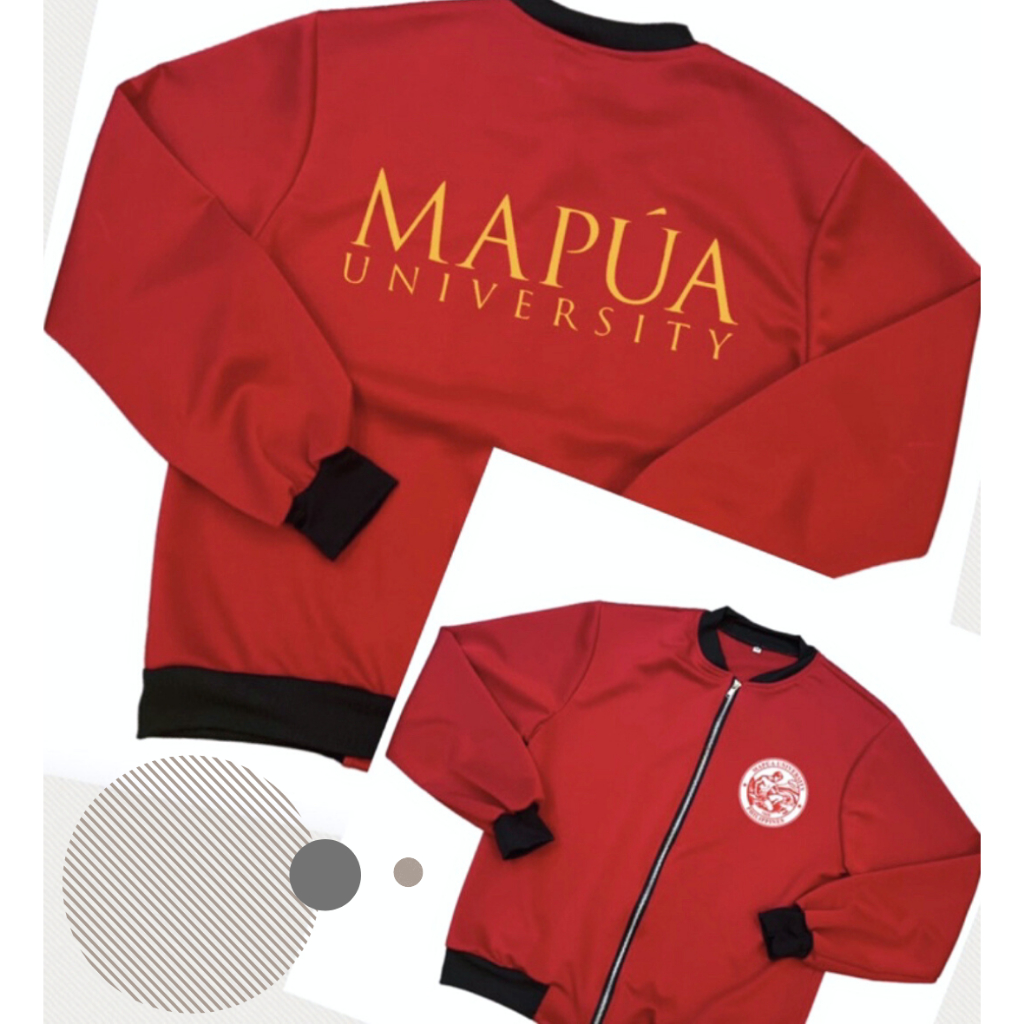 MAPUA Bomber Jacket UNISEX | Shopee Philippines