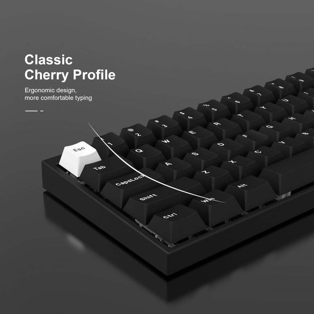 MD x Womier | Keycaps | 168 Keys BOW WOB PBT Double-shot Cherry Profile ...