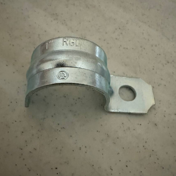 CONDUIT C CLAMP 1/2"-1" ONE HOLE METAL EMT/IMC/RSC (McGill/HF) 10PCS ...