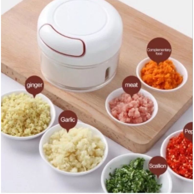 Sunshine Manual Garlic Chopper, Kitchen Chopper Masher Hand Food ...