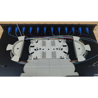 D-TECH ODF 12-PORT Optical Distribution Frame 12 Core With 12pcs SC/UPC ...