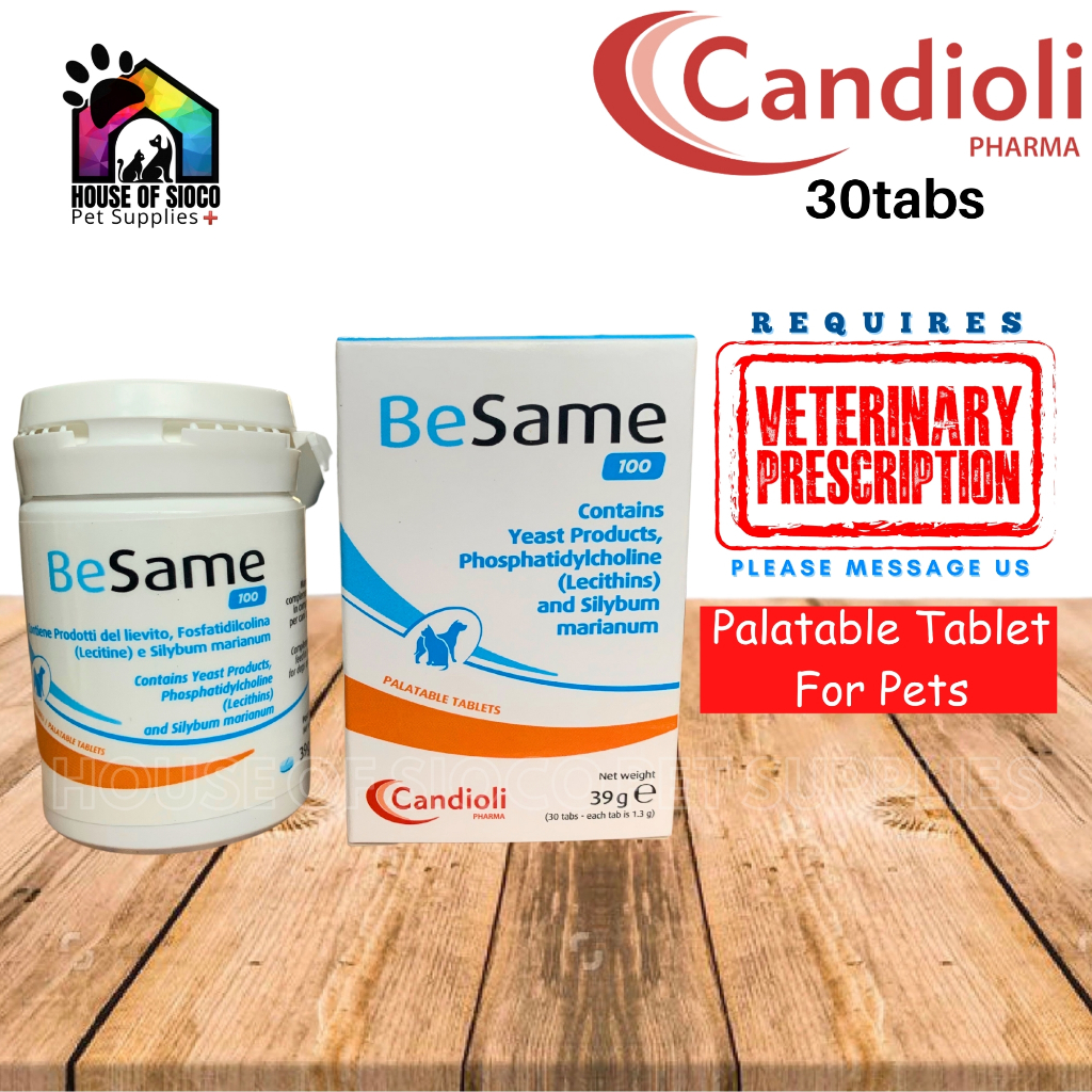 Candioli BeSame 100 Palatable Tablet For Pets 30Tabs/Box (PRESCRIPTION ...