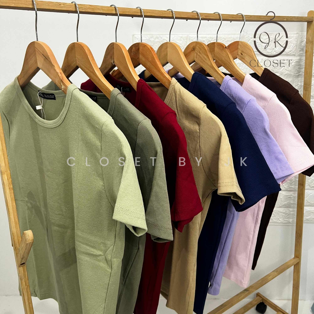 Basic Ribbed Top (Full Length)_4th Batch Colors | Closet by JK | Shopee ...
