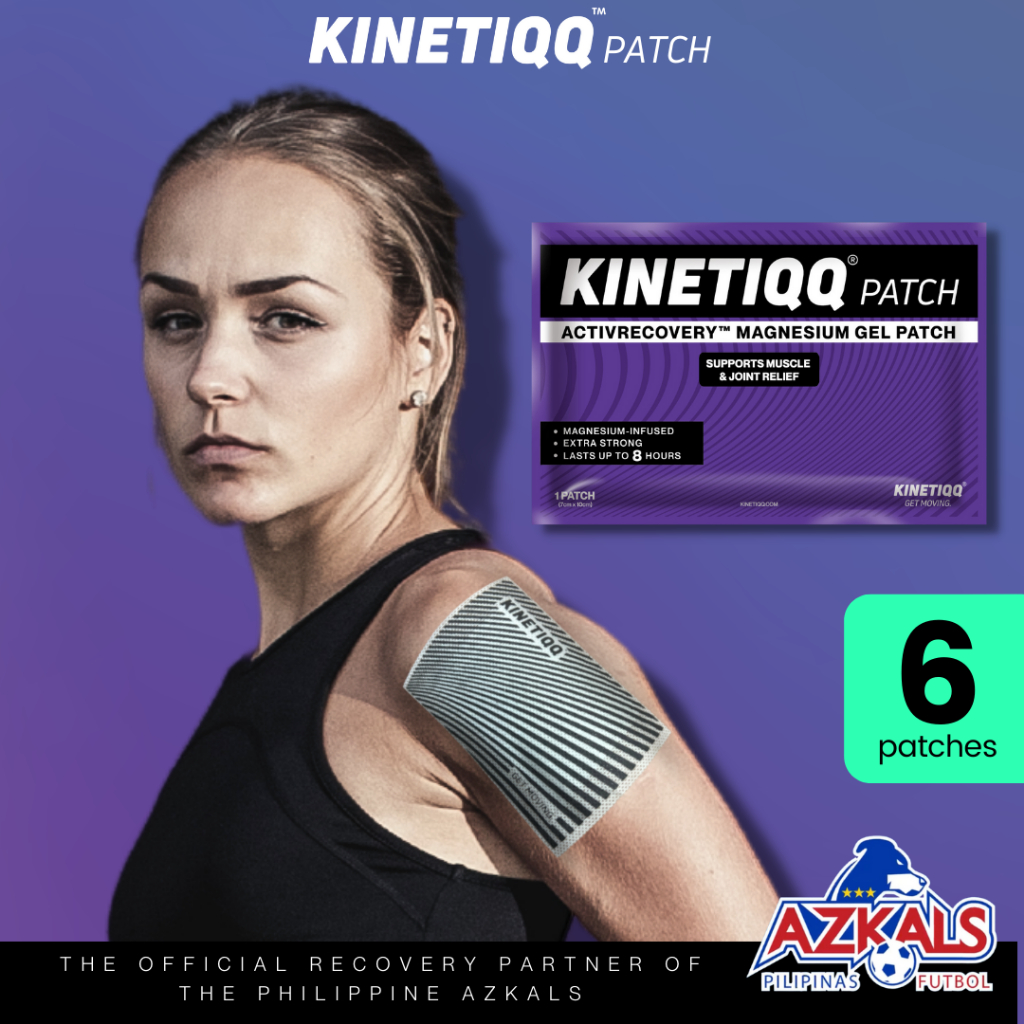 KINETIQQ Patch (6-Pack) Magnesium Pain Relief Gel Patch | Shopee Philippines