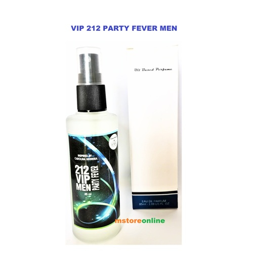 RMG 85mL VIP 212 PARTY FEVER Oilbased Long-lasting Scent Men Perfume ...