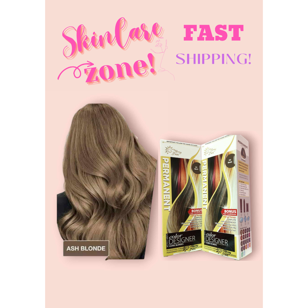 Cash On Delivery | ASH BLONDE PERMANENT HAIR COLOR | Shopee Philippines