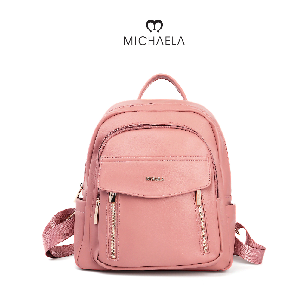 MICHAELA Leather Backpack for Women Stylish Spacious Backpack for ...