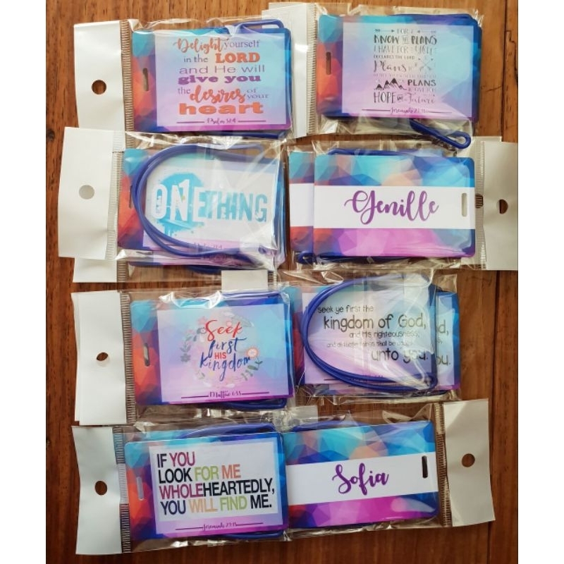 PVC Bagtag with rubber loop | Shopee Philippines