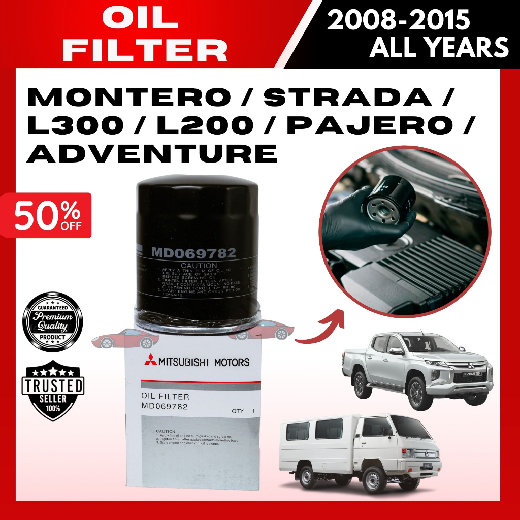 OIL FILTER for MITSUBISHI MONTERO & STRADA (2008-2015) L300, L200 ...
