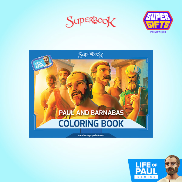 Superbook® Paul and Barnabas Coloring Book | Shopee Philippines