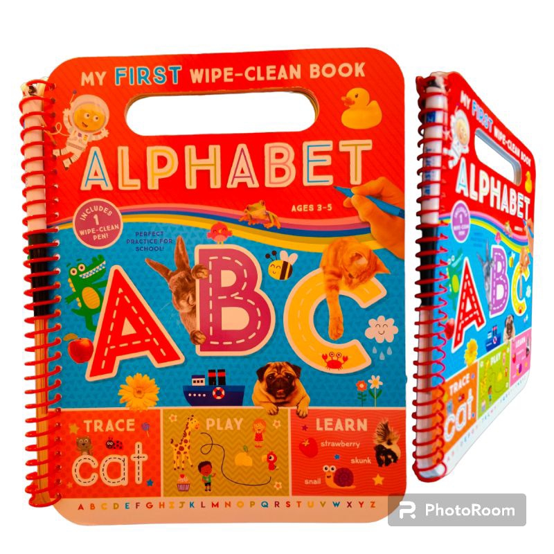 My First Wipe-Clean Book: Alphabet-Teacher-Approved Activities to Help Kids Trace, Write, and ...