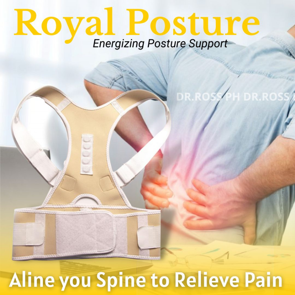 [ DR.ROSS PH ] Royal Posture Great for Men & Women Back Supporter ...