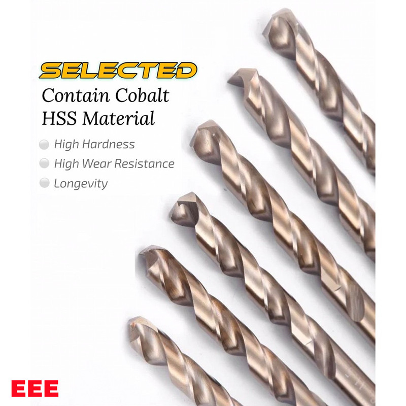 M35 High Quality HSS High Speed Steel Cobalt Drill Bit(3/8 , 1/2) | Shopee Philippines