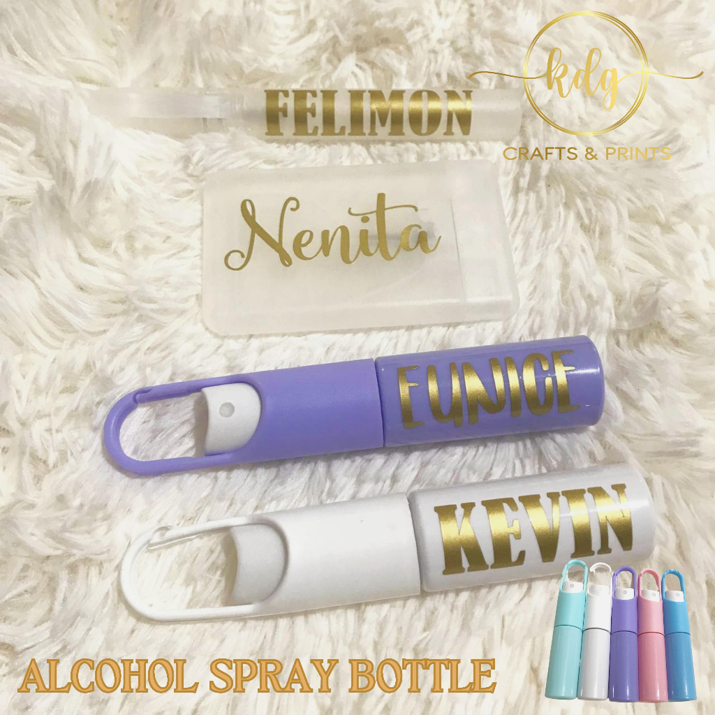 Personalized Alcohol Spray Bottle | Alcohol Spray Bottle with Name ...