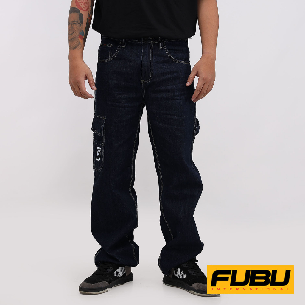 Fubu Denim Long Pants Loose Tapered FBB28-0001 | Shopee Philippines