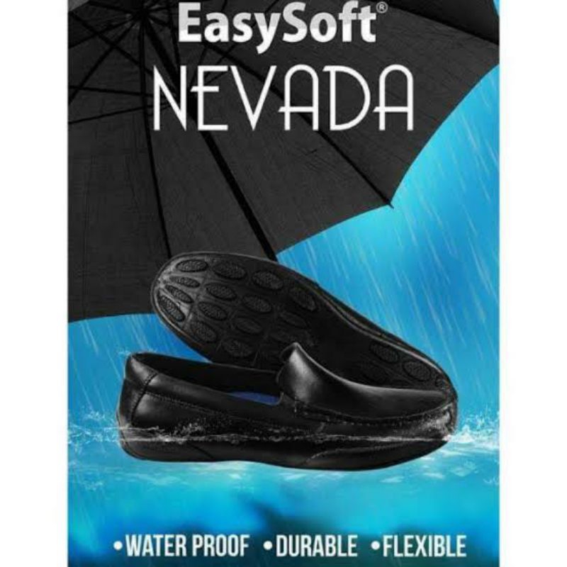 EasySoft NEVADA Formal Black Men's Shoes for School & Office | Shopee ...