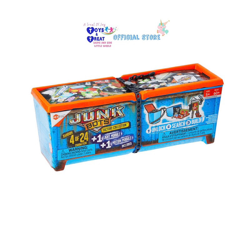 HEXBUG JUNKBOTS LARGE Factory Collection Industrial Dumpster 4 of 24 ...