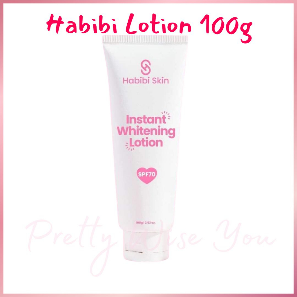 Habibi Skin Instant Whitening Lotion SPF70 (100grams) | Shopee Philippines