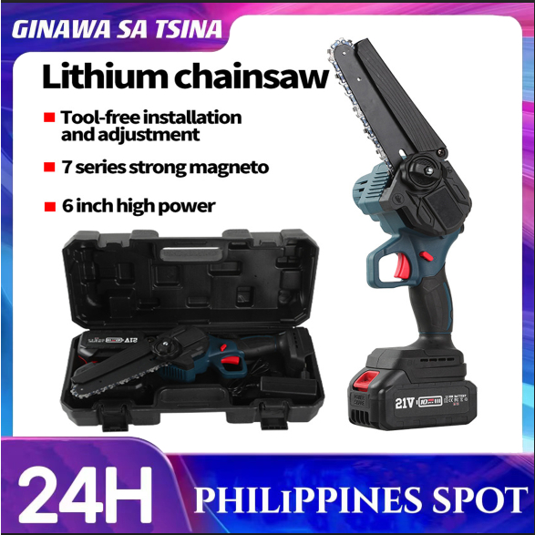 SEHNGBO 4/6 pulgada mini chainsaw cordless trimming nakita rechargeable ...