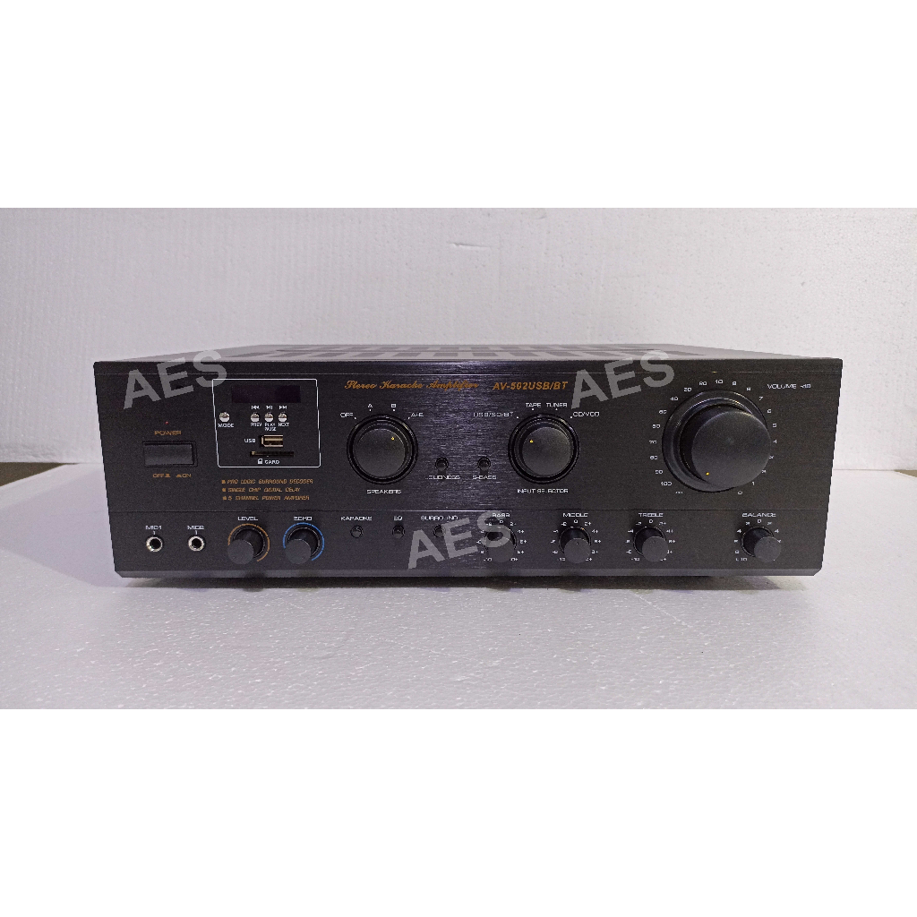 Karaoke Videoke Amplifier AV 5O2BT with Bluetooth 8pcs Transistor ...