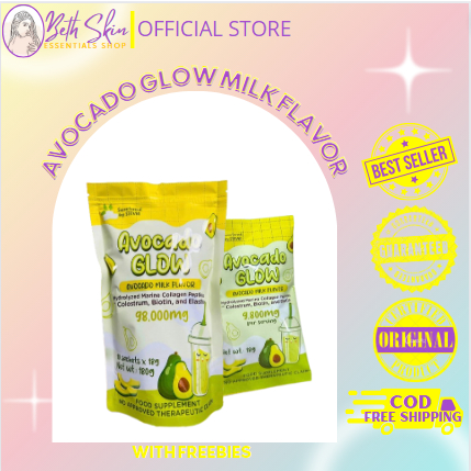 Avocado Collagen Drink Avocado Glow Milk Drink No Sugar. Pure Stevia ...